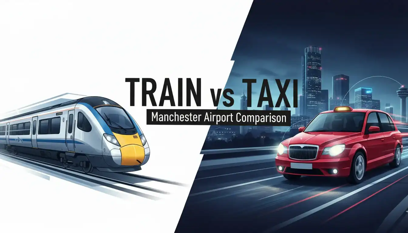 Train vs Taxi Manchester Airport: Real Costs & Times - RidexTaxis
